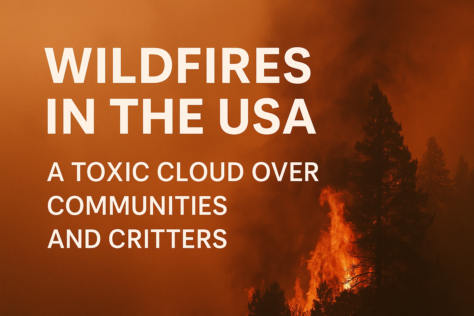 Wildfires in the USA: A Toxic Cloud Over Communities and Critters ...