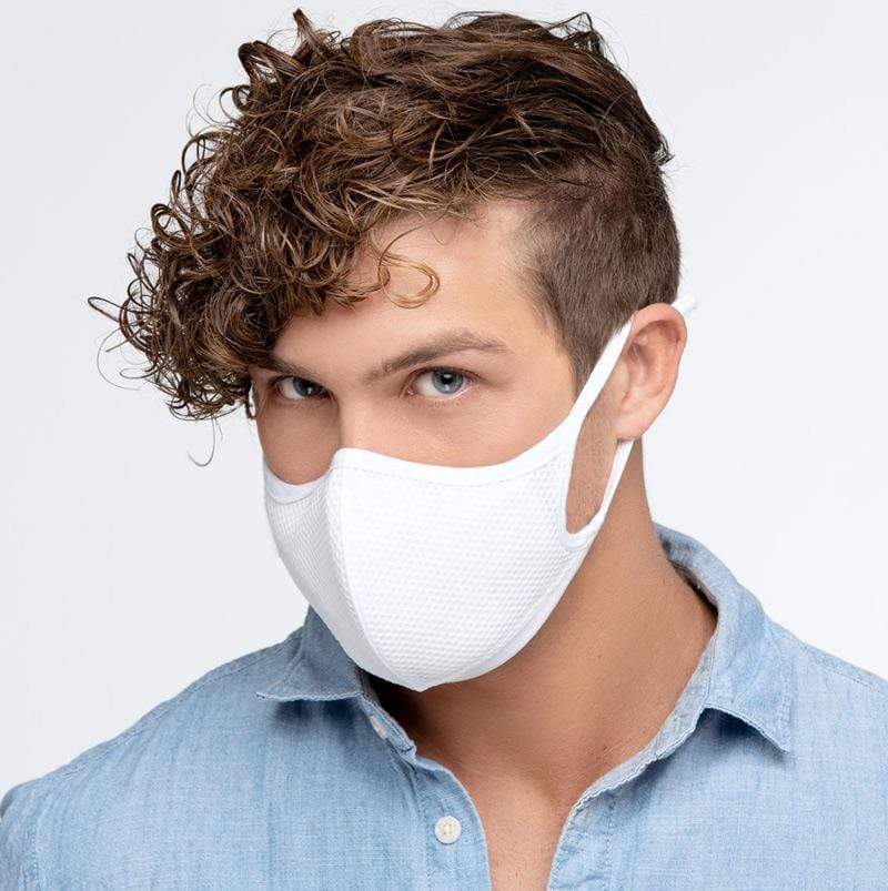 White Mesh HALOmask | Breathable Nanofiber Face Mask - HALOLIFE