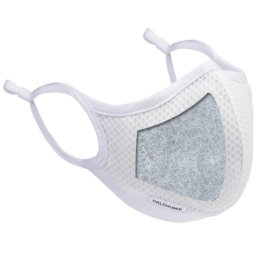 White Mesh HALOmask | Breathable Nanofiber Face Mask - HALOLIFE