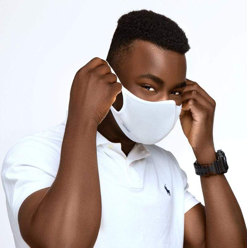 White Mesh HALOmask | Breathable Nanofiber Face Mask - HALOLIFE